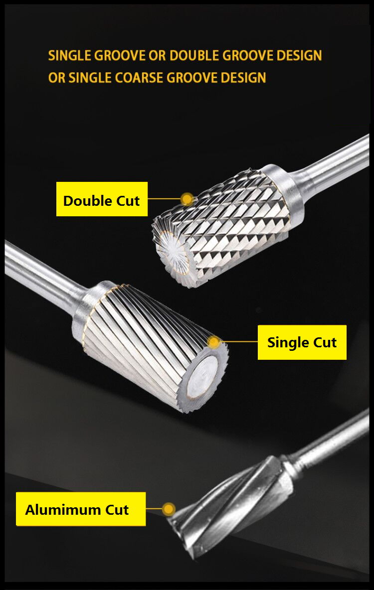Type F Tree Shape with Radius End Tungsten Carbide Rotary Burrs - Buy ...